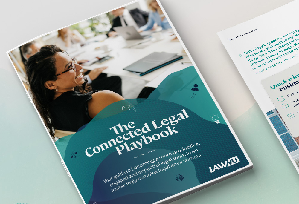 The Connected Legal Playbook for In-House - LawVu - Today's GC Resources